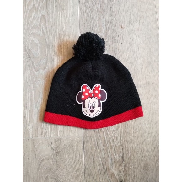 Disney | Accessories | Minnie Mouse Hat Youth Winter Beanie Skull Ski ...